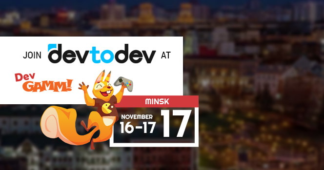 devtodev - Meet devtodev at DevGAMM Minsk